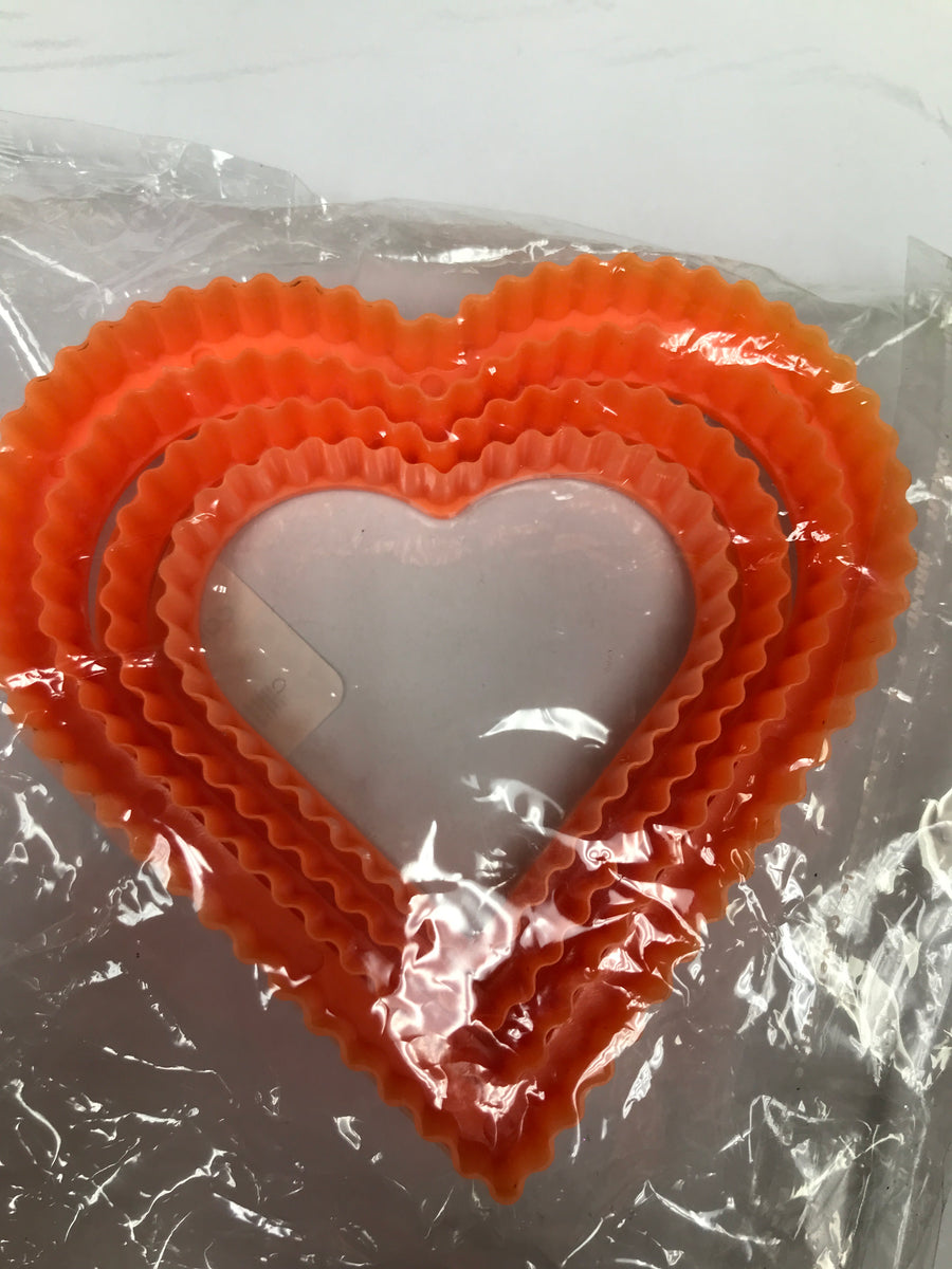 Cortador corazon plastic set4 – Cake Art Shop