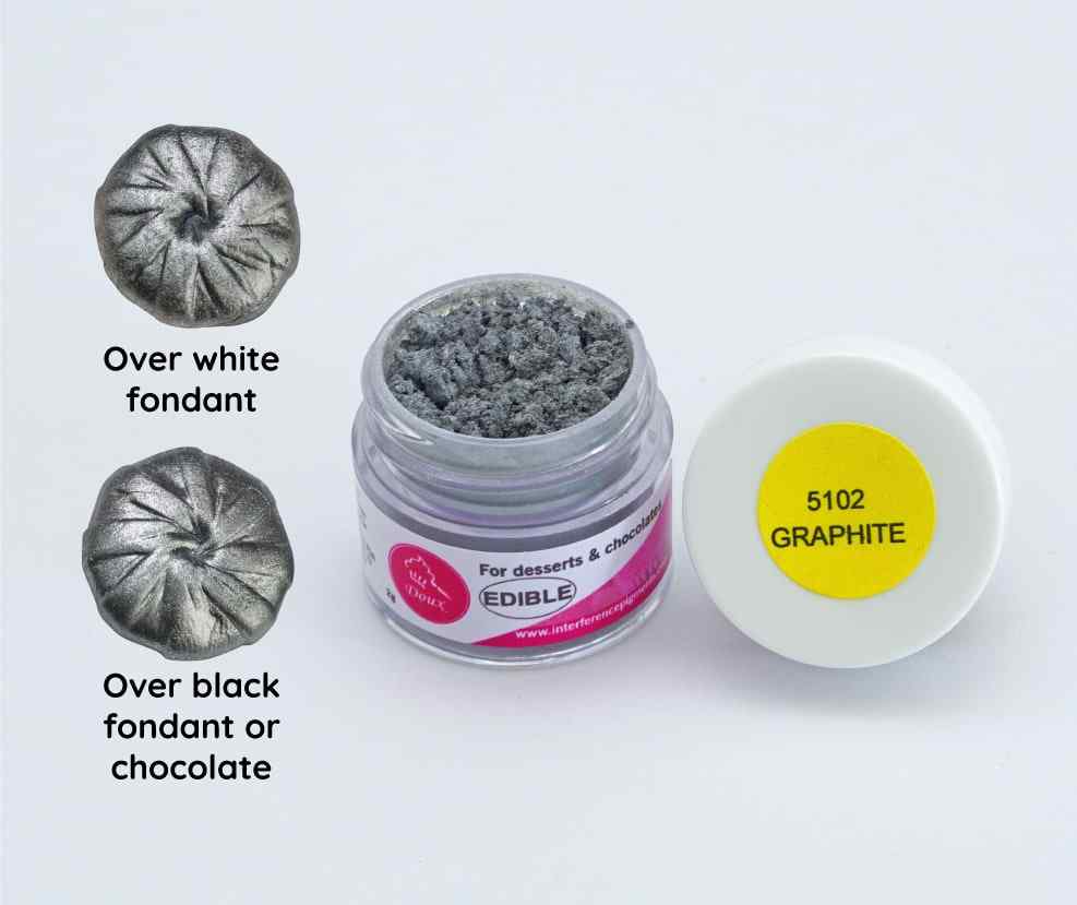 Edible Doux Powder- Graphite (5102) – Cake Art Shop
