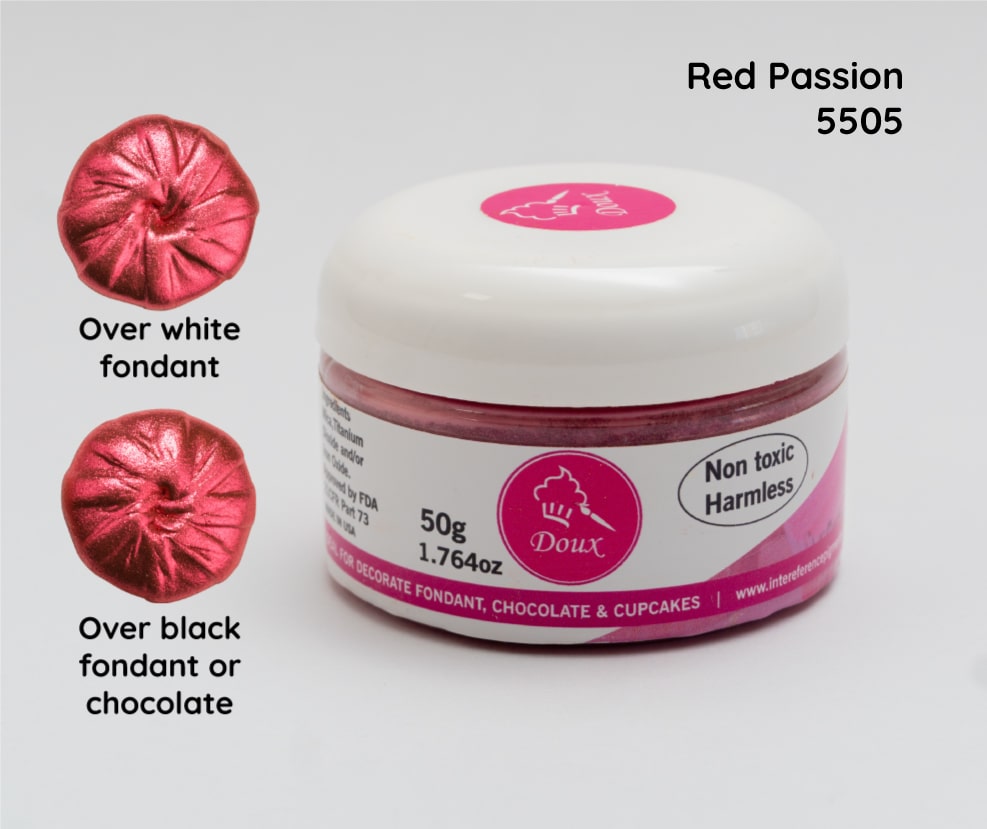 Edible Doux Powder- Red Passion (5505) – Cake Art Shop