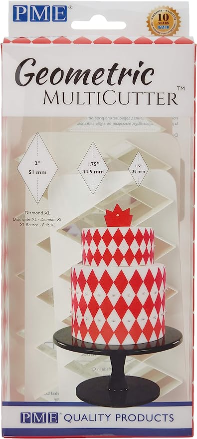 PME Geometric Multicutter for Cake Decorating- Diamond, set of 3 – Cake ...