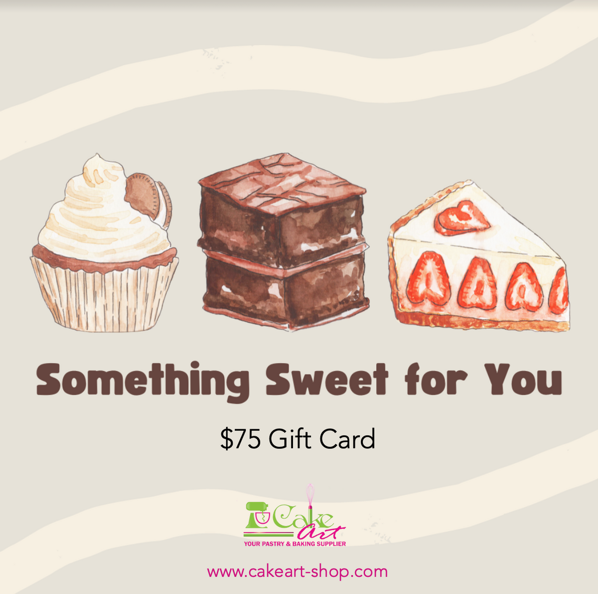Something Sweet Gift Card – Cake Art Shop